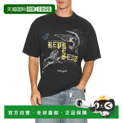 美国直邮Represent 男士 Enemy T恤 MLM101188 black黑色 舒适时