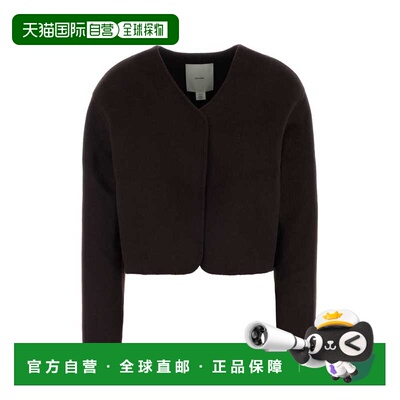 香港直邮CALVIN KLEIN 女士西服 LV044G508G1G3 AW2026 棕色外套