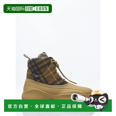 1h可退 香港直邮Burberry 巴宝莉 男士 Scoot 格纹徒步靴 8097178