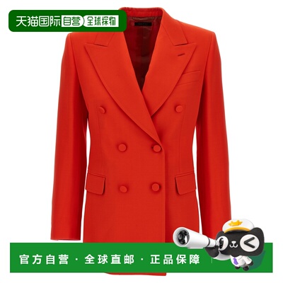 1h可退 香港直邮Brioni 布里奥尼 女士 双排扣西装外套 RGW40NPCA
