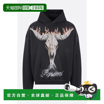 香港直邮Represent 男士 Cowboys 英式针织连帽衫 MLM10061004