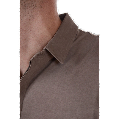 香港直邮Versace 翻领polo衫 V800753BVJ00413MARRONE短袖范思哲