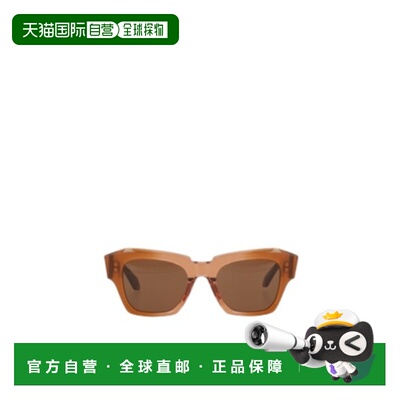 香港直邮ALAIA 女士眼镜 AA0103S00250 AW2026 棕色 方形太阳镜