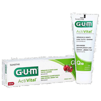 欧洲直邮Sunstar盛势达石榴生姜牙膏清洁口腔温和日常清香75ml/支