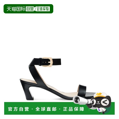 香港直邮STUART WEITZMAN 女士凉鞋 SN605BLK CO 黑色 Sai Sandal