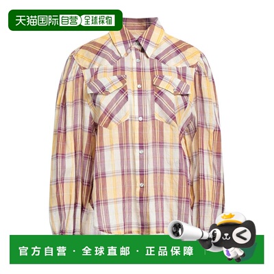 1h可退 香港直邮ISABEL MARANT 女士 Blouses 花纹衬衫 yellow黄