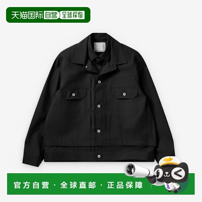 香港直邮SACAI 男士西服 04027M001 AW2026 黑色 【付后1h可退】