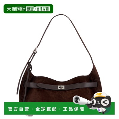 香港直邮Balenciaga 巴黎世家 女士 Bel Air 小号浓啡色肩包 8106