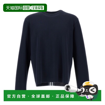 香港直邮HERNO 男士针织衫 SS2026 黑色长袖 JG000262U520599300
