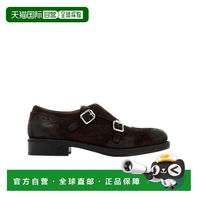 香港直邮MIU MIU 女士休闲鞋 5E039E0B2F0003 AW2024 黑色 Church