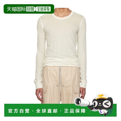 1h可退 香港直邮Rick Owens Temple Basic 长袖 T 恤 RU01F2252UC