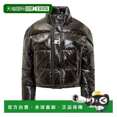 1h可退 香港直邮Courreges 女士 长袖短款羽绒服 323CMA106VY0016