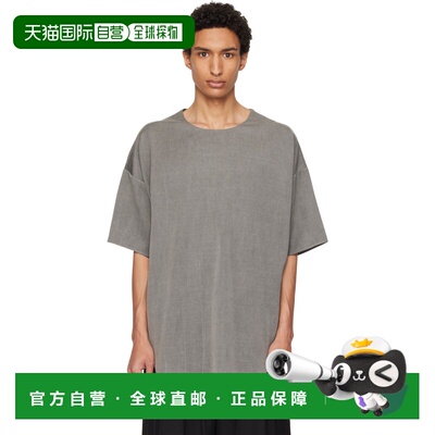 1h可退 香港直邮essentials fear of god 男士 灰色 Relaxed T恤