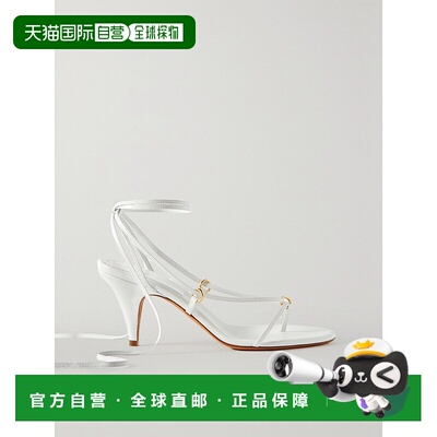 香港直邮KHAITE 女士 高跟鞋 F3061 white白色 舒适时尚金色凉鞋