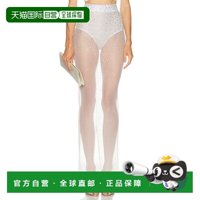 香港直邮ALEX PERRY 女士 Column 水晶网纱半身裙 S0206WE26