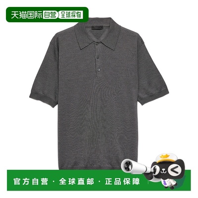 香港直邮Prada 羊绒和真丝 Polo 衫 UMF0270B8SOOO针织