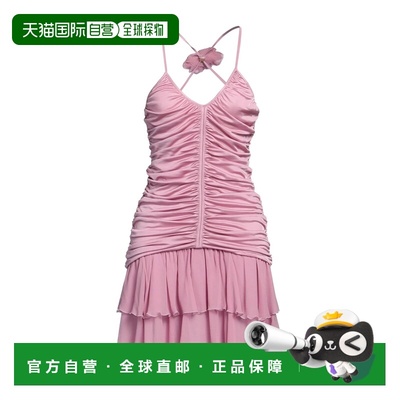 1h可退 香港直邮Blumarine 蓝色情人 女士 紧身连衣裙 pink粉色