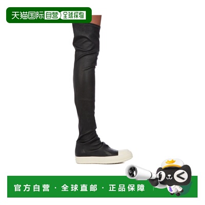 香港直邮Rick Owens 圆头长筒靴 RP01F6893LS911厚底鞋