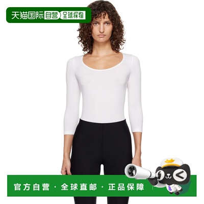 香港直邮Wolford 女士 白色 Tokio String 连体衣 76070