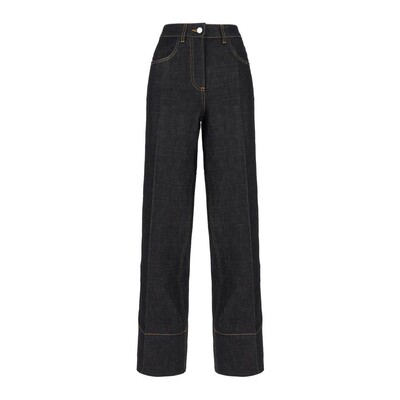 1h可退 欧洲直邮GIVENCHY 女士牛仔裤 BW51605YC9401 SS2025 黑色