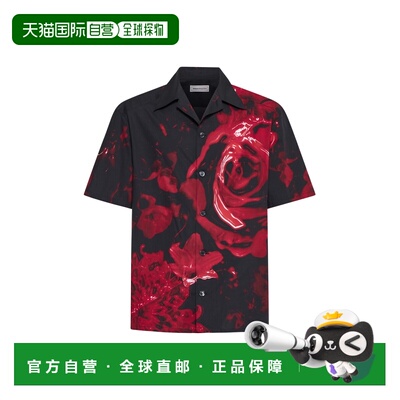 1h可退 香港直邮ALEXANDER MCQUEEN 男士衬衫 795111QOAA41111 AW
