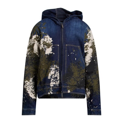 1h可退 香港直邮Dsquared2 二次方 男士 牛仔布夹克 blue蓝色 舒