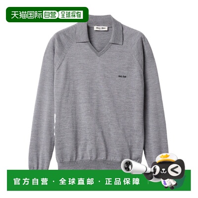 1h可退 香港直邮Miu Miu 羊毛polo衫 MML05J16WJSOOO针织毛衣