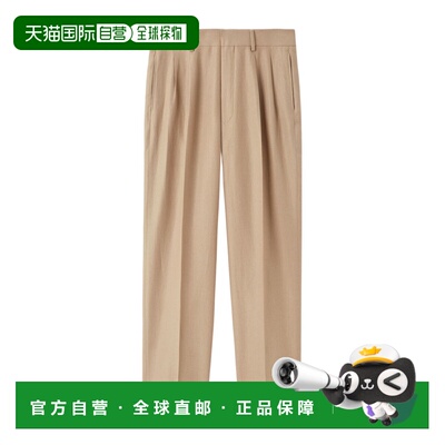 Loro Piana Buxton 休闲裤 FAR0086亚麻阔腿裤