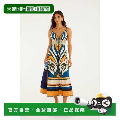 香港直邮FARM RIO 女士 GRAPHICS 长款热情连衣裙 35553726009