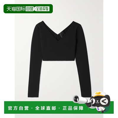 香港直邮Givenchy 纪梵希 女士 短款长袖V领罩衫 BW60X2301F针织