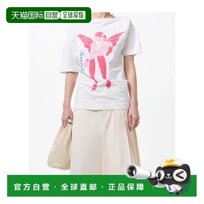 1h可退 香港直邮OUR LEGACY 女士T恤 W2266SC SS2026 白色 斜肩T