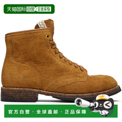 香港直邮Visvim 维斯维木 男士 黄褐色 Brigadier Mid-Folk 踝靴