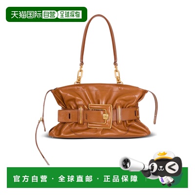 1h可退 香港直邮BALMAIN 女士斜挎包 GN1DB035LFZA8DF SS2026 棕