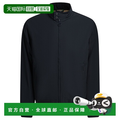 1h可退 香港直邮barbour 巴伯尔 男士 拉链飞行员夹克 MCA0412MCA