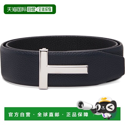 1h可退 香港直邮Tom Ford 汤姆 福特 男士 黑色 Grain Leather T