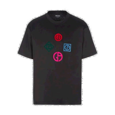 1h可退 香港直邮Giorgio Armani 刺绣标识短袖T恤 3LSM78SJTKZ