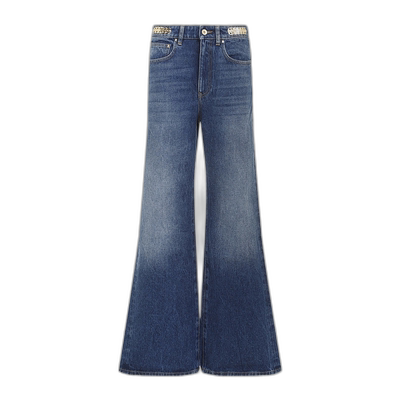 香港直邮Paco Rabanne 腰带环牛仔裤 24ACPA392CO0524