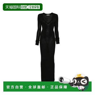 香港直邮Entire Studios 女士 长袖V领中长连衣裙 ESSS26DR01290B