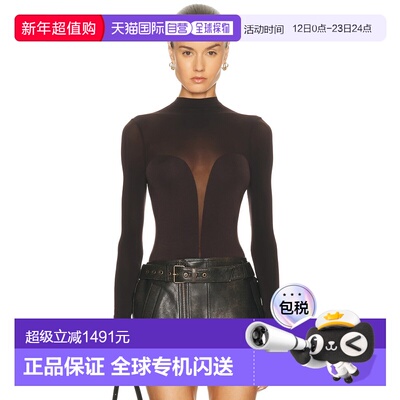 1h可退 香港直邮Wolford 女士 紧身胸衣连体衣 77120 舒适时尚