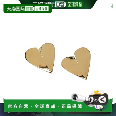 1h可退 香港直邮Alaia 女士 心形撕裂耳环 AA2B067LA006耳钉配饰