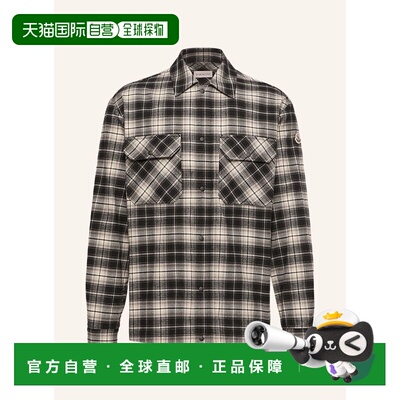 欧洲直邮MONCLER 男士衬衫 100325363113000 CO 花色 Flannel Ove