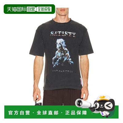 香港直邮Satisfy 男士 Mothtech T恤 1100600A16 black黑色 舒适