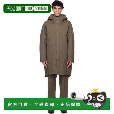 香港直邮Veilance 男士 灰褐色 Monitor 羽绒大衣 X000009943GNOS