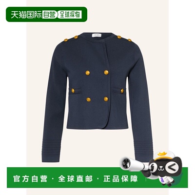 香港直邮LIU JO 女士外套 100311120917000 CO 蓝色 Boxy jacket