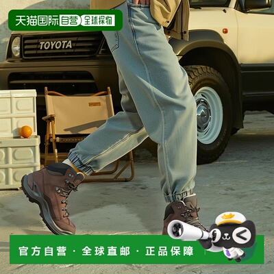 欧洲直邮自营LOWA RENEGADE MID男士深棕色皮革登山靴新款登山鞋