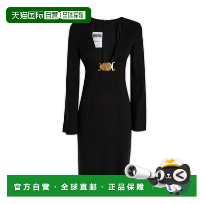 香港直邮MOSCHINO 女士半身裙 04590533J8555 SS2023 黑色