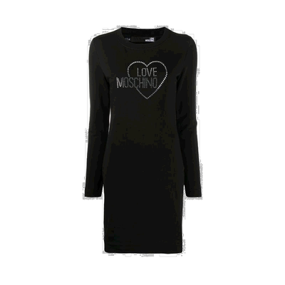 香港直邮Moschino logo细节连衣裙 W5C00012204