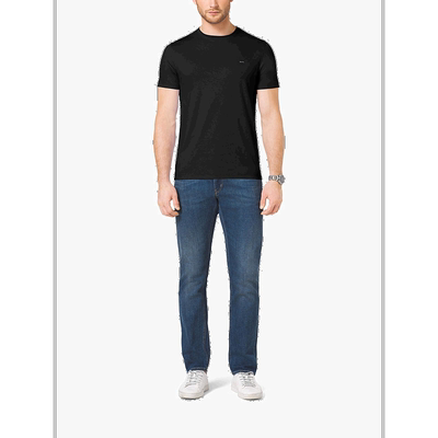 香港直邮Michael Kors 黑色徽标短袖T恤 CB95FJ2C93001