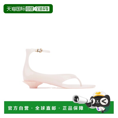 1h可退 香港直邮CHLOÉ 女士凉鞋 C25U09VRQ6E4 CO 白色 夹趾平底