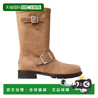 1h可退 香港直邮JIMMY CHOO 女士高跟鞋 BIKERMIDSVV026983 CO 棕